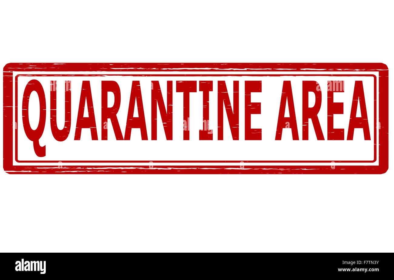Red quarantine zone Stock Vector Images - Alamy