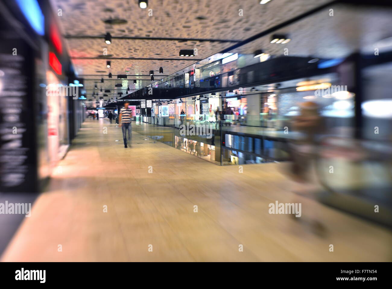modern bright shopping mall indoor architecture Stock Photo - Alamy