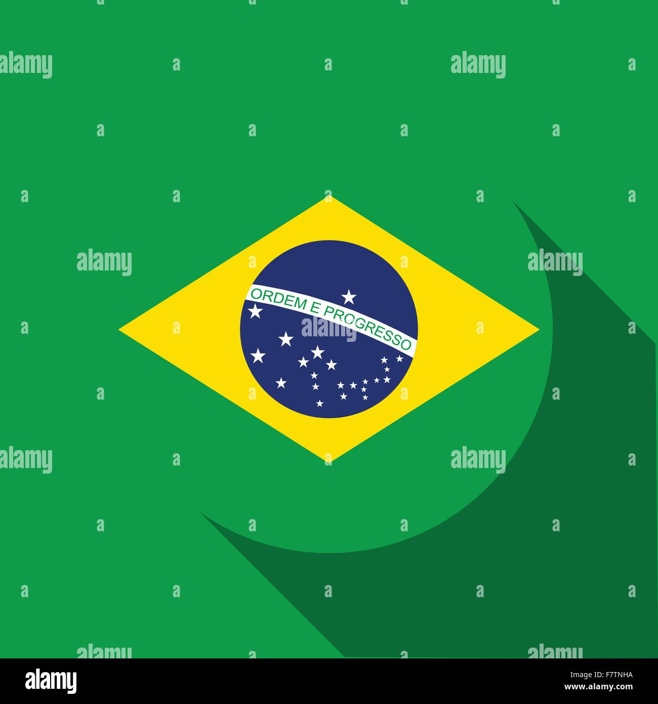 Brazilian carnival flat icon Stock Vector Images - Alamy