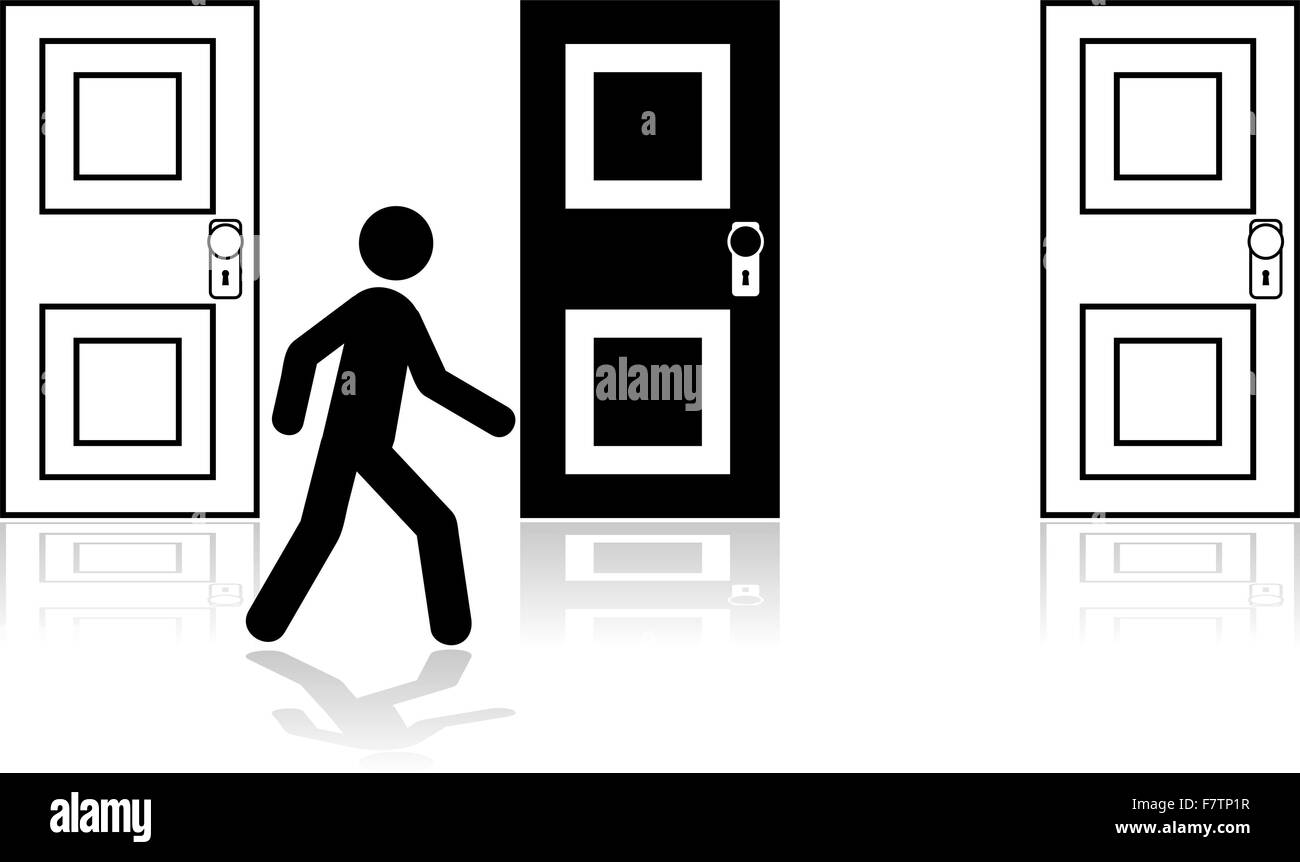 Choice door hi-res stock photography and images - Alamy