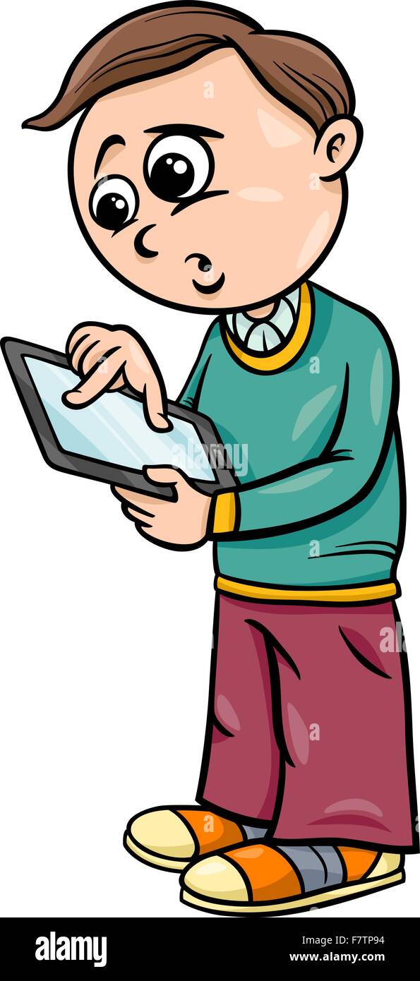 grade school boy cartoon illustration Stock Vector Image & Art - Alamy