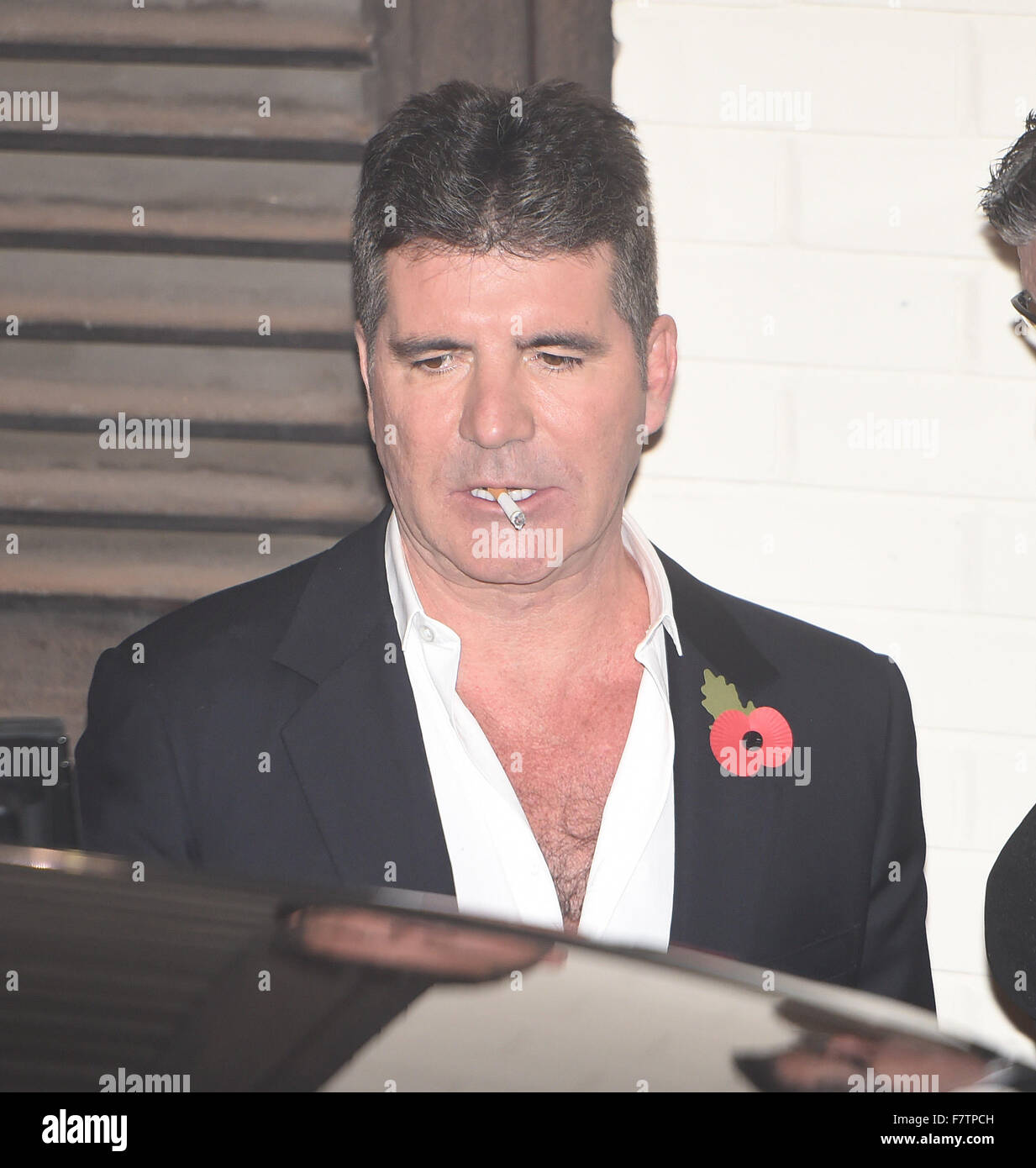 X Factor judges and contestants leaving Fountain Studios following Week ...