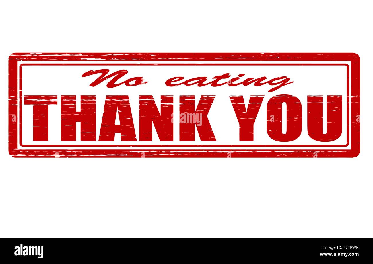 No thank you food Stock Vector Images - Alamy