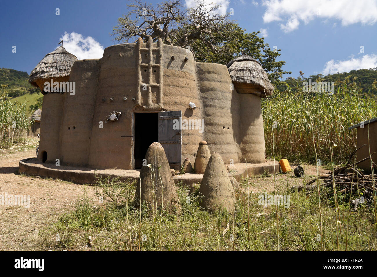 Takienta (tower house) and ancestor shrines, Koutammakou, "Land of the ...