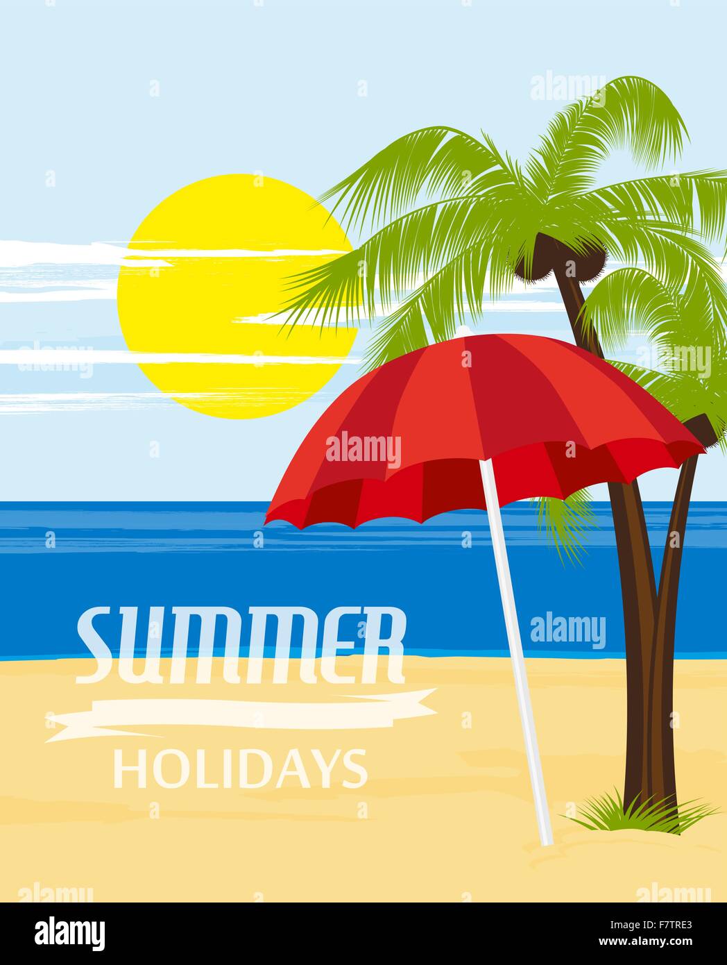 Tourism hot sunny holiday Stock Vector Images - Alamy