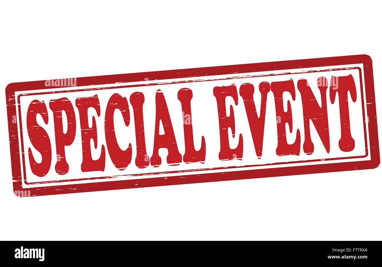 Special Event Sign Stock Vector Images - Alamy