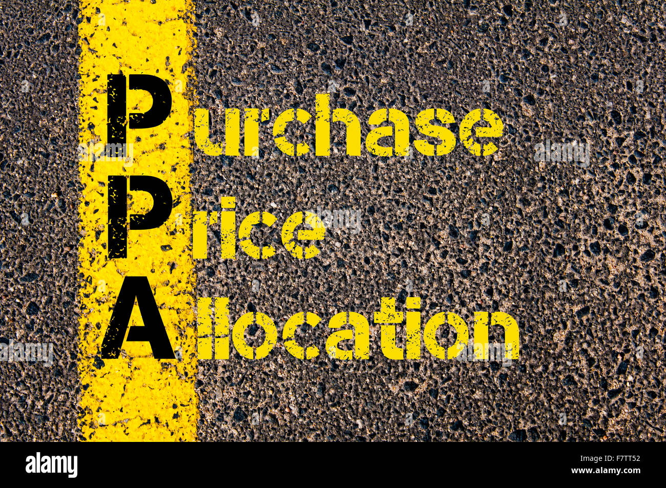 Concept image of Accounting Business Acronym PPA Purchase Price ...
