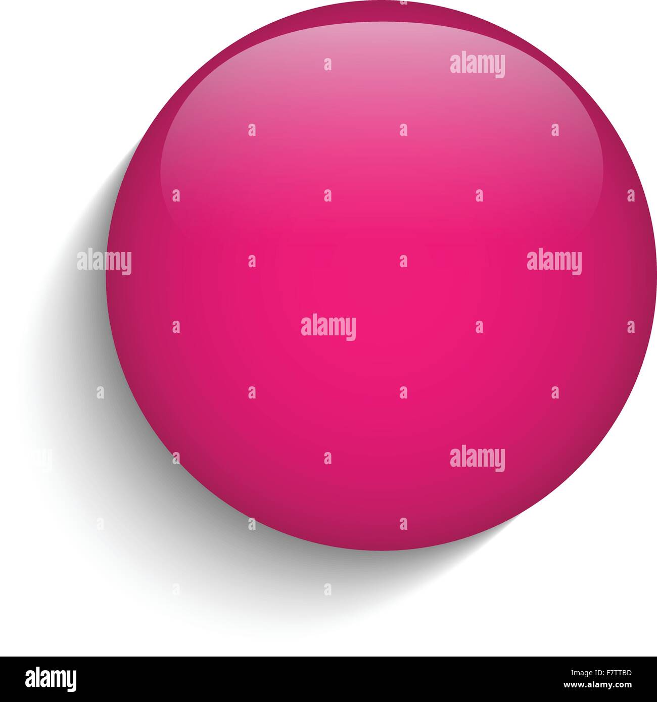 Pink Glass Circle Button Icon Stock Vector Image & Art - Alamy