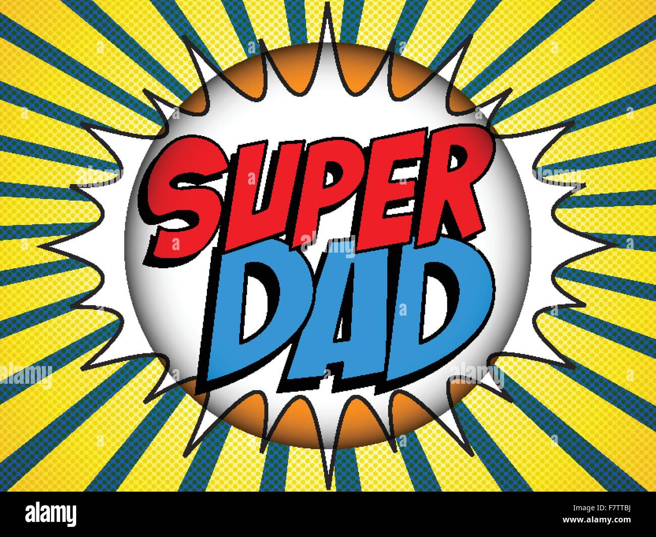 Happy Father Day Super Hero Dad Stock Vector Image & Art - Alamy