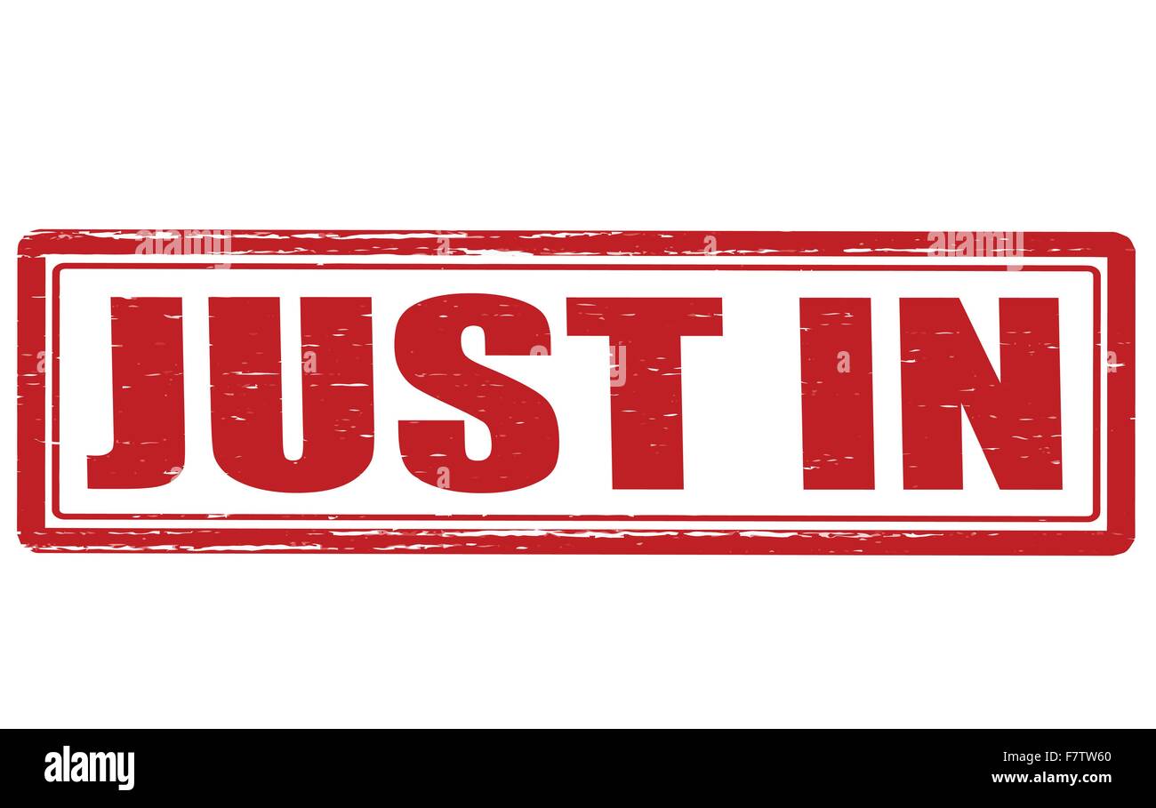 In just Stock Vector Images - Alamy