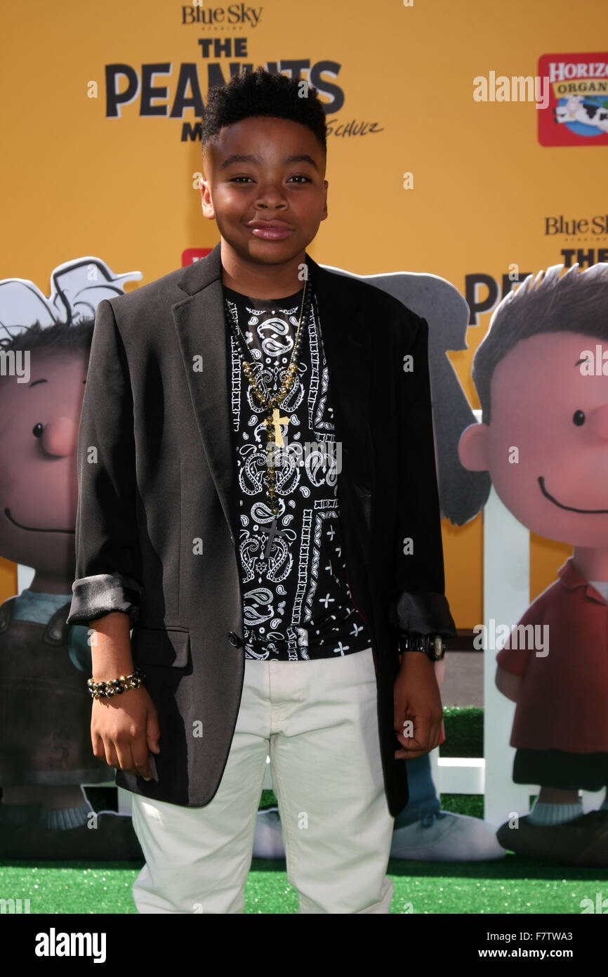 The Peanuts Movie LA Premiere Featuring: Mar Mar Walker Where: Westwood ...