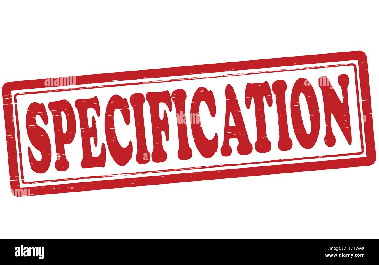 Specification Stock Photos & Specification Stock Images - Alamy