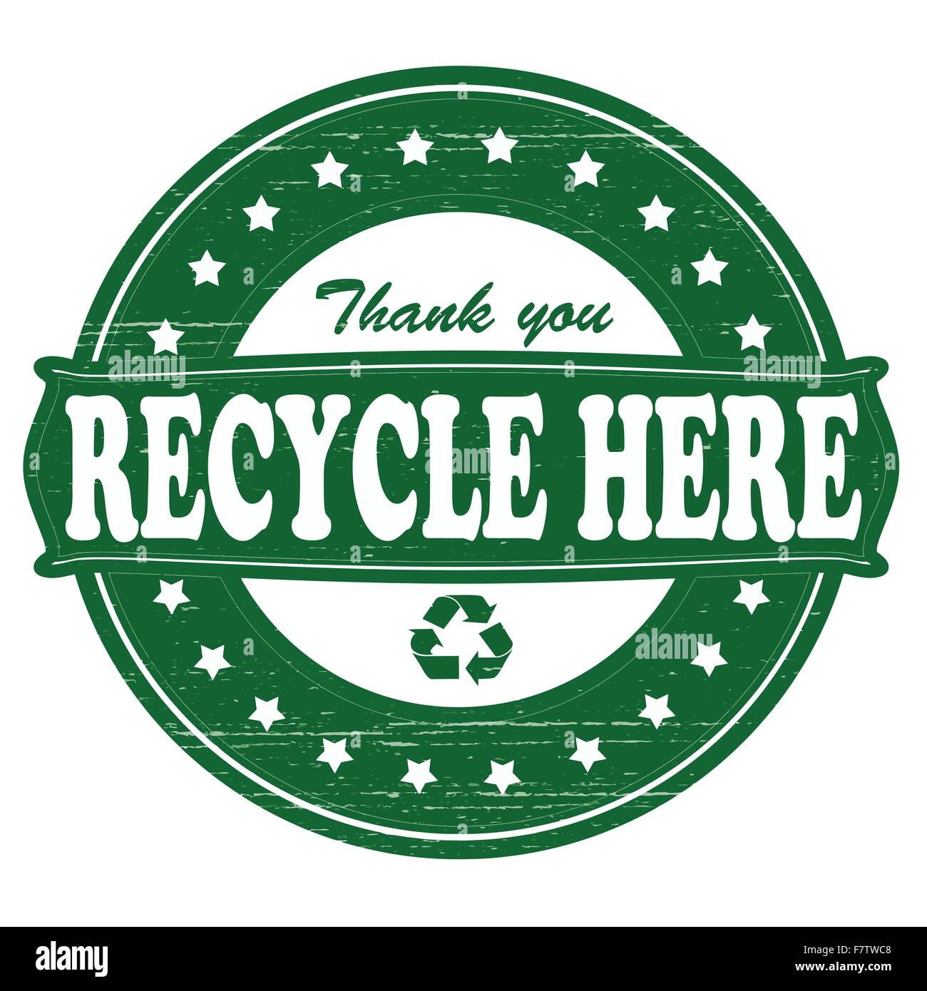 Recycle symbol rubber stamp hi-res stock photography and images - Alamy