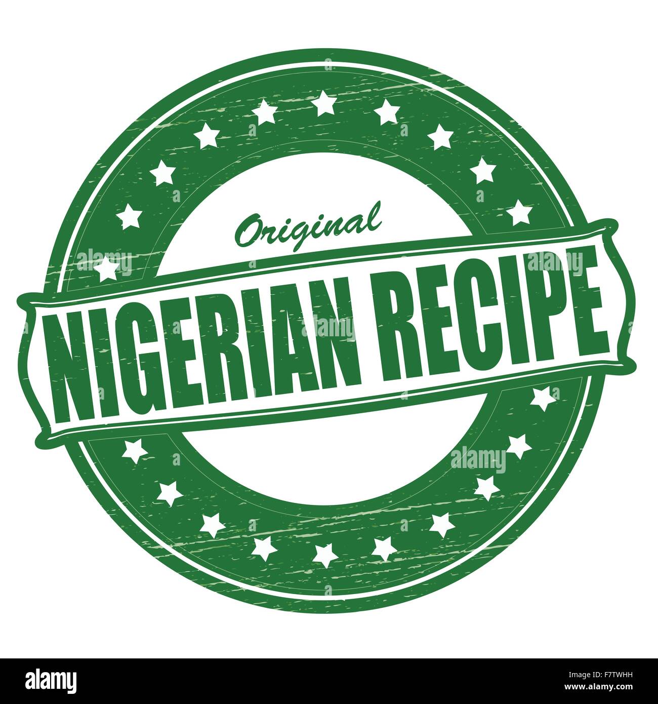 Nigerian recipe Stock Vector Images - Alamy