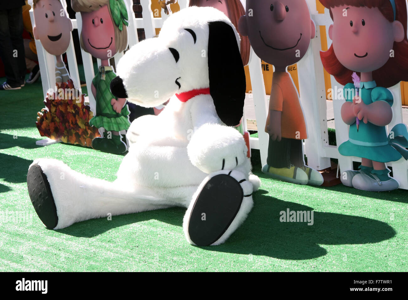 The Peanuts Movie LA Premiere Featuring: Snoopy Where: Westwood ...