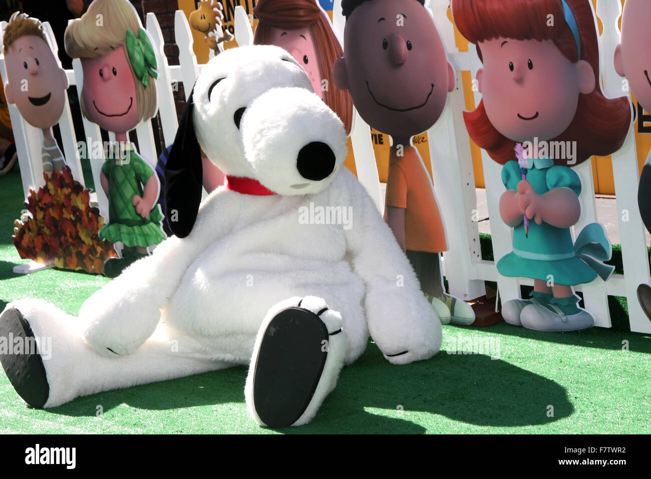 The Peanuts Movie LA Premiere Featuring: Snoopy Where: Westwood ...