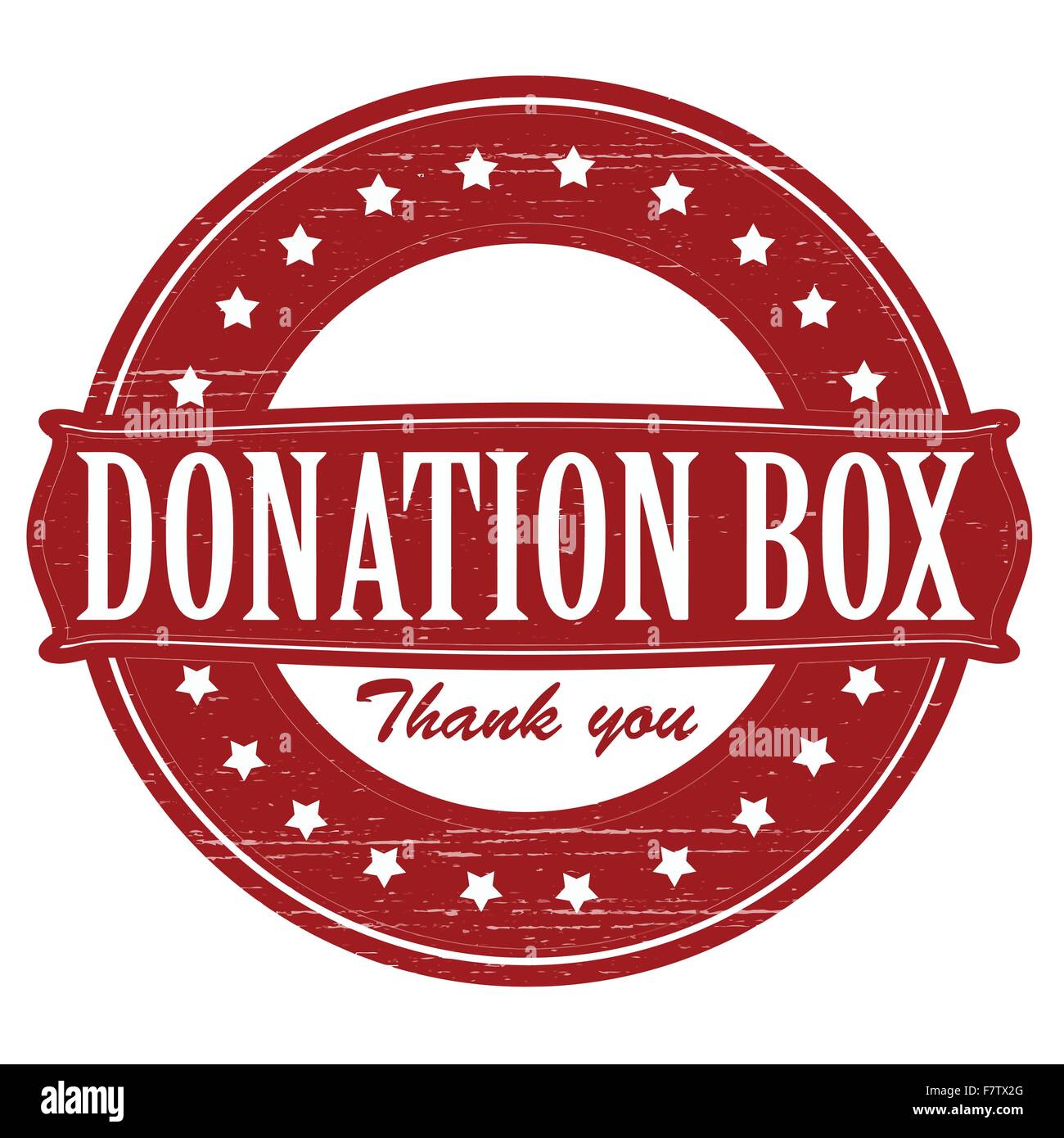 Thank you for your donation sign Stock Vector Images - Alamy