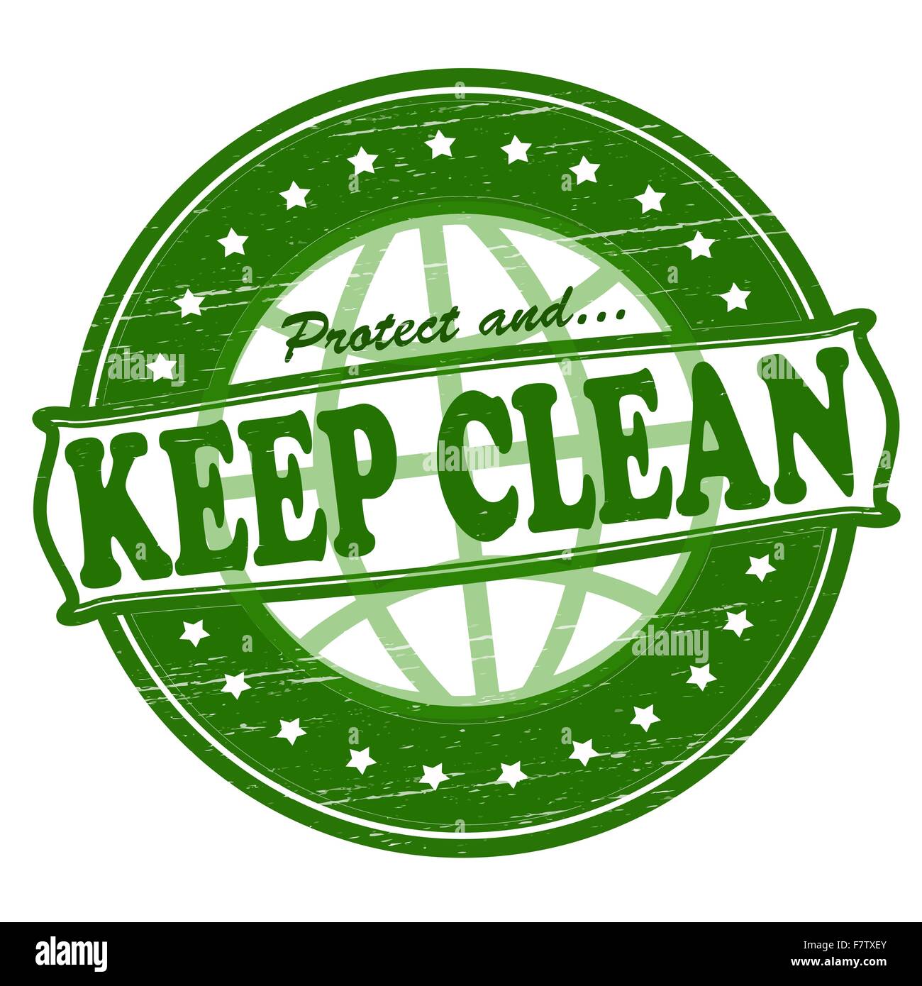 Keep clean sign Stock Vector Images - Alamy