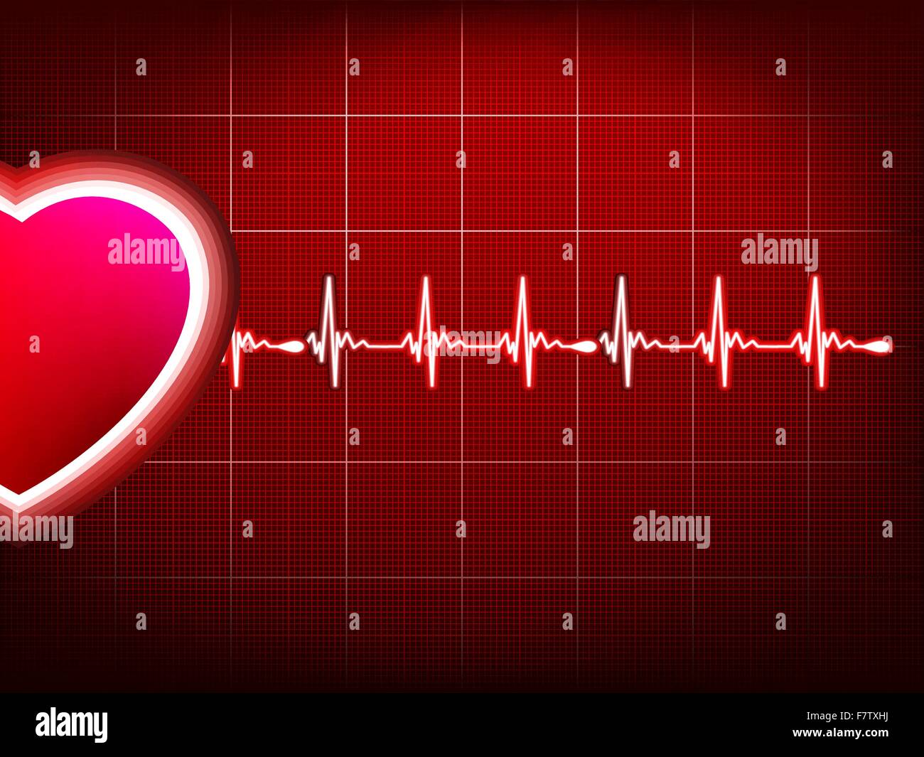 Heart beat line hi-res stock photography and images - Alamy