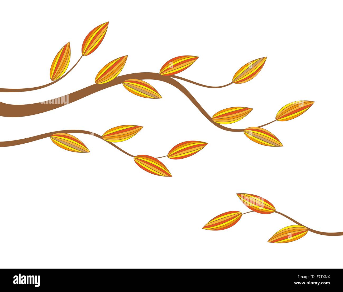 Seasonal autumn background pattern Cut Out Stock Images & Pictures - Alamy