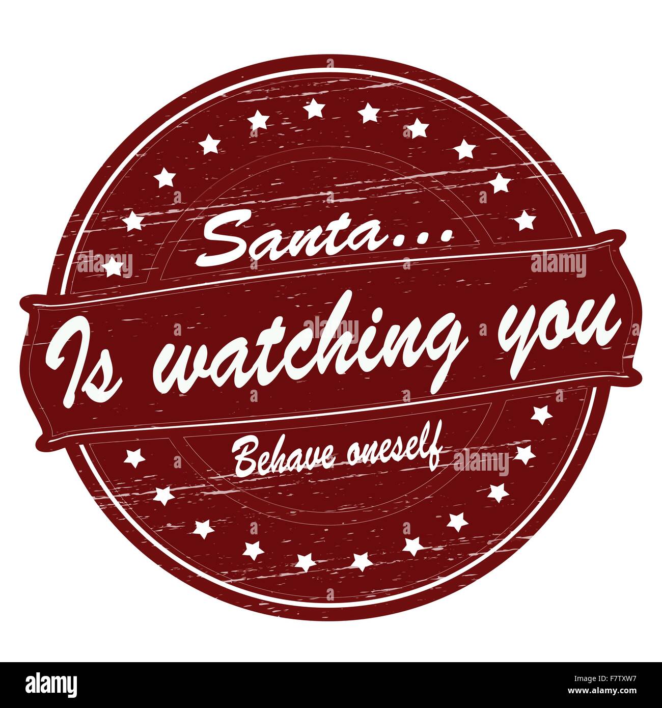 Santa is watching you Stock Vector Image & Art - Alamy