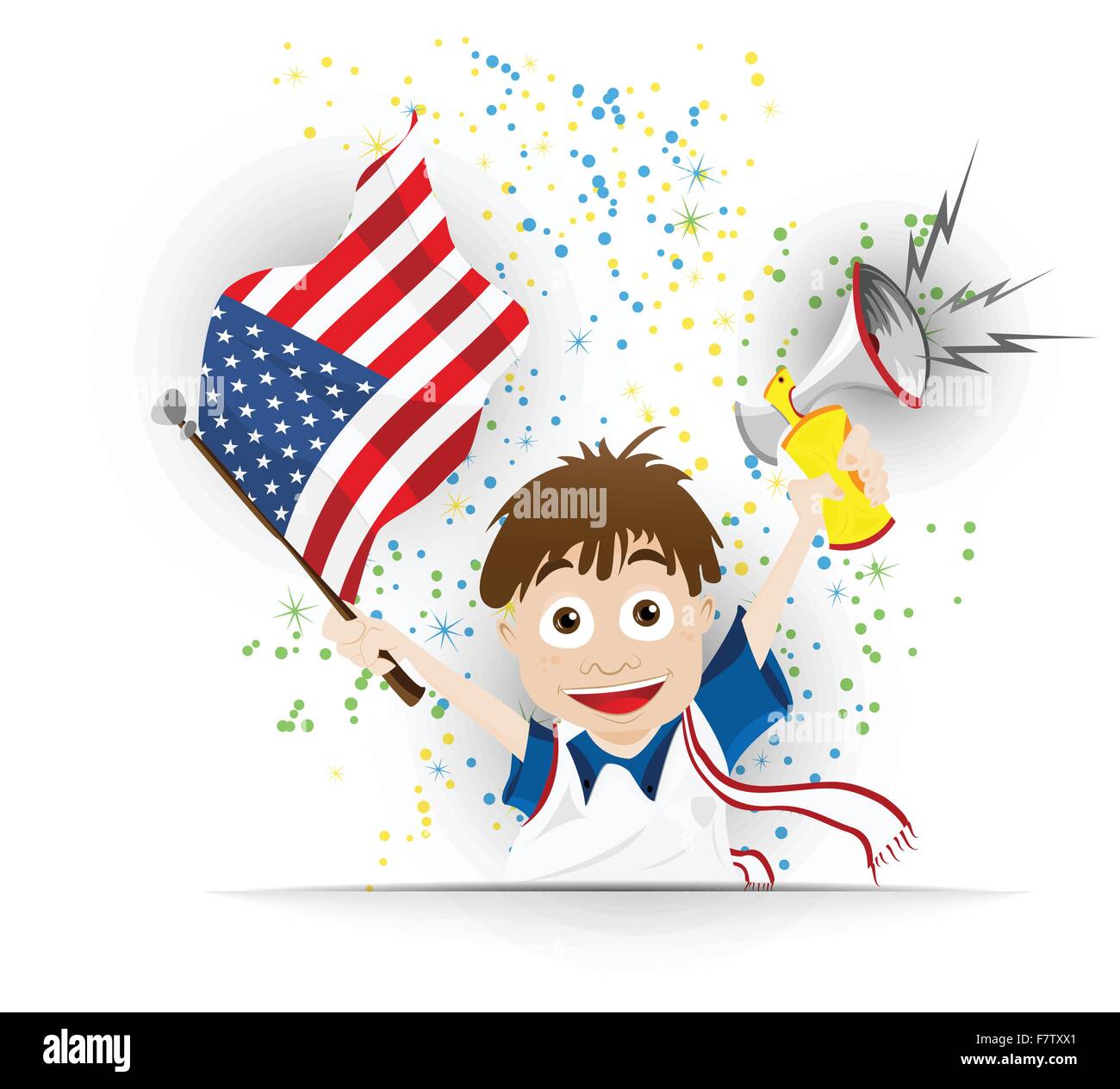 Us fans Stock Vector Images - Alamy