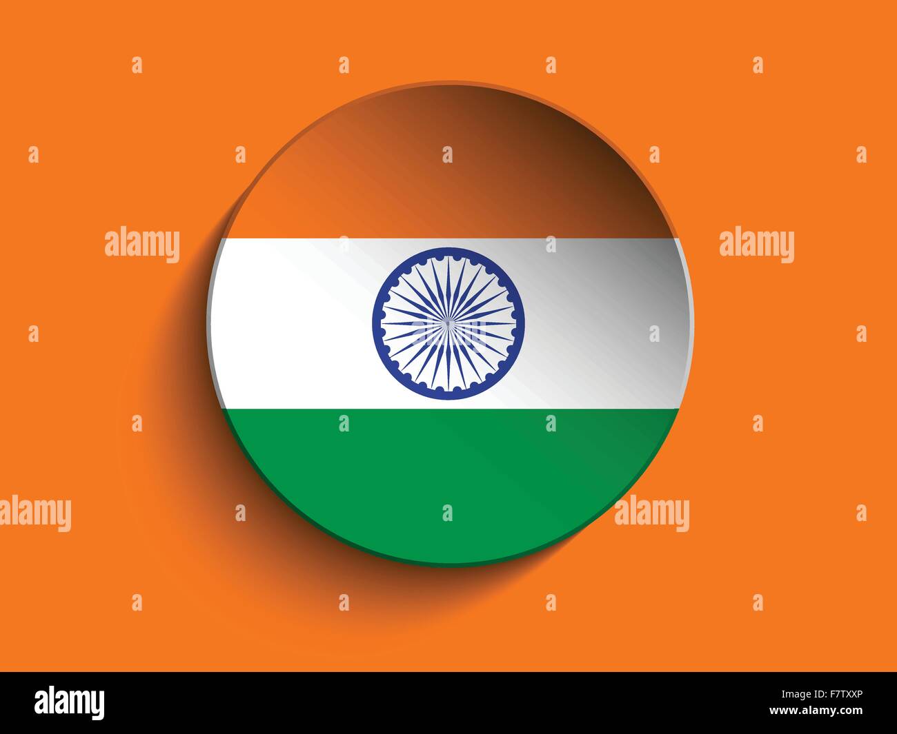 Indian national flag color badge hi-res stock photography and images ...
