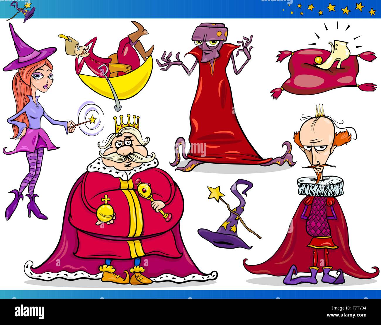 Cartoon Fantasy Characters Set Stock Vector Image & Art - Alamy