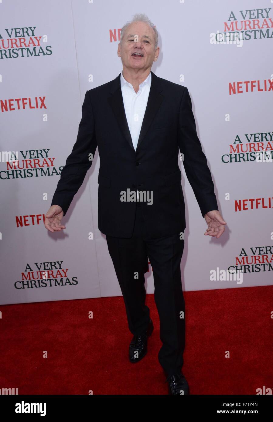 New York, NY, USA. 2nd Dec, 2015. Bill Murray at arrivals for A VERY ...