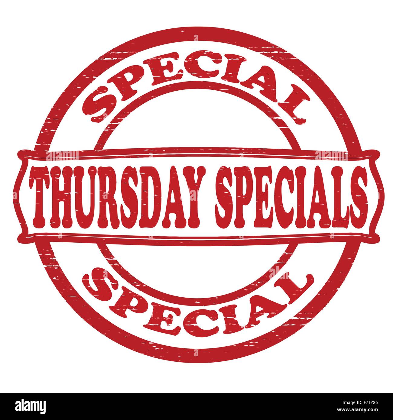Thursday stamp Stock Vector Images - Alamy