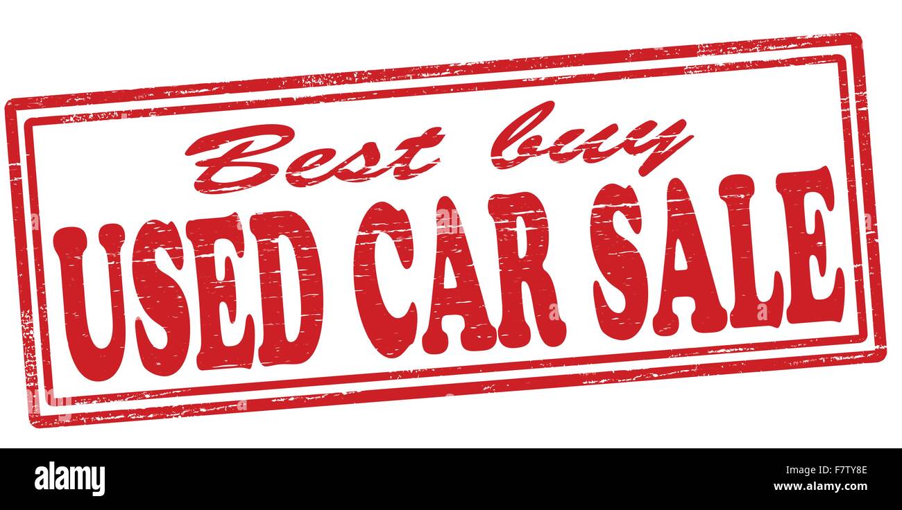 Used car sale Stock Vector Image & Art - Alamy