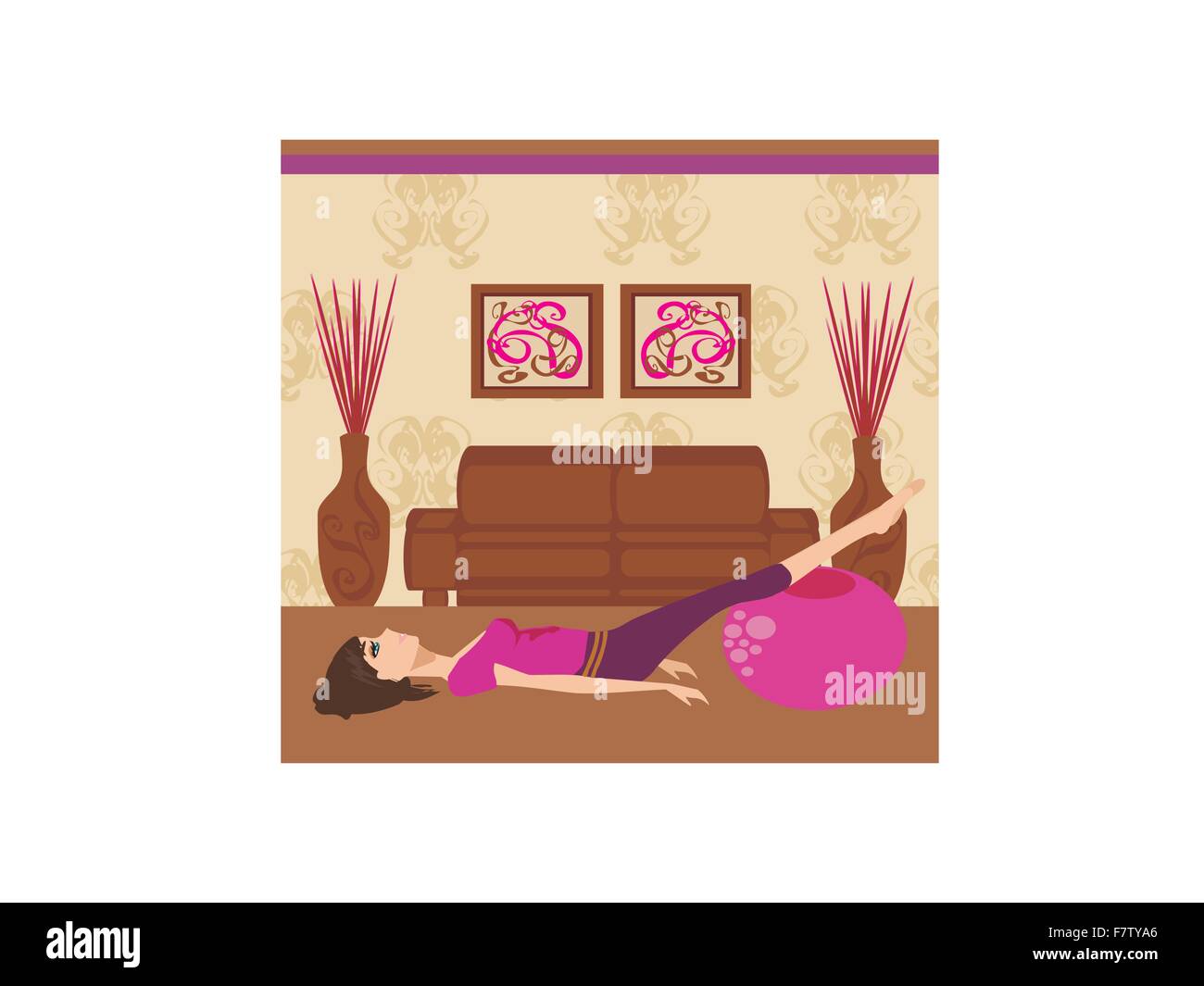 Home area Stock Vector Images - Alamy