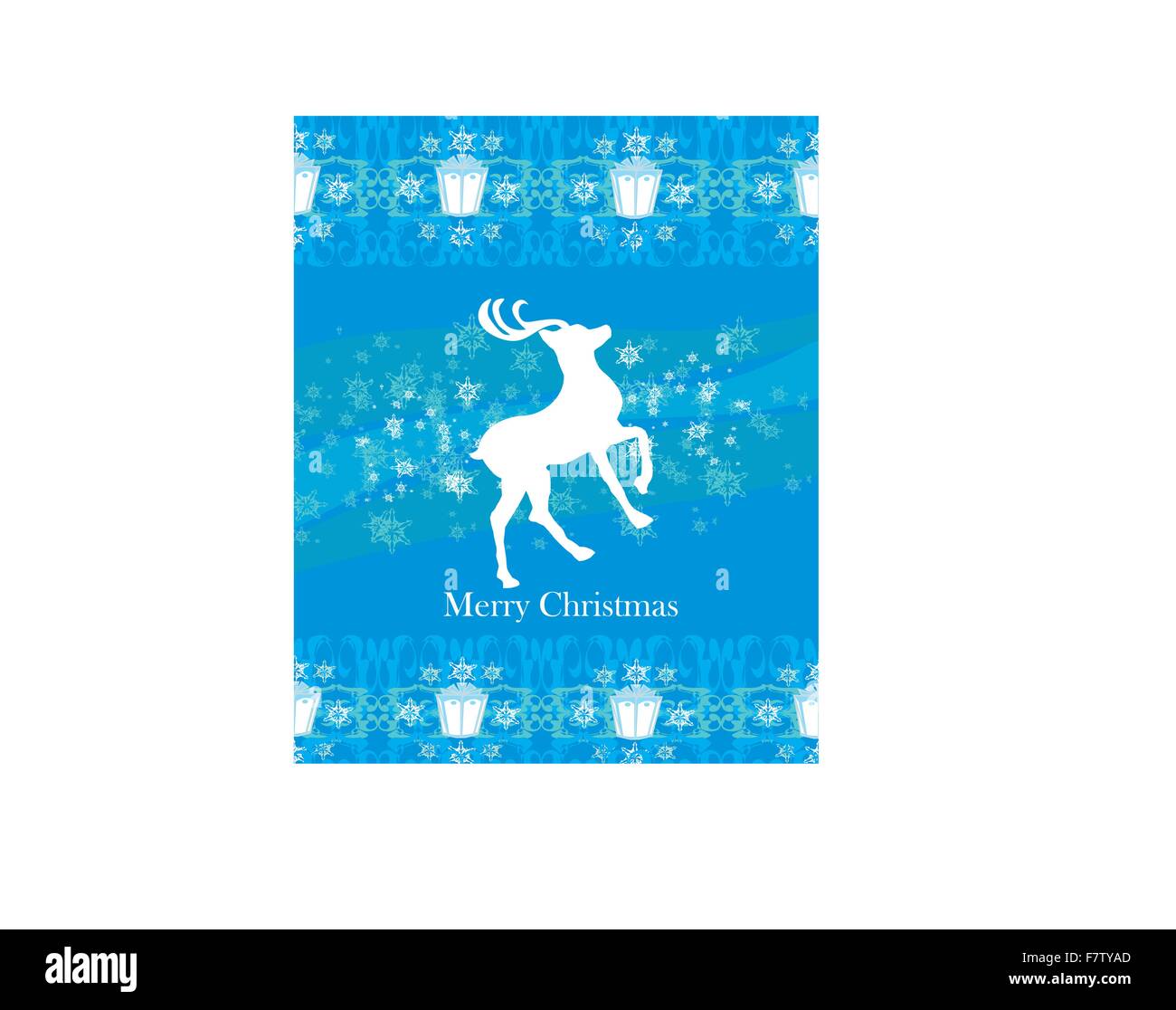 Reindeer flying Cut Out Stock Images & Pictures - Alamy