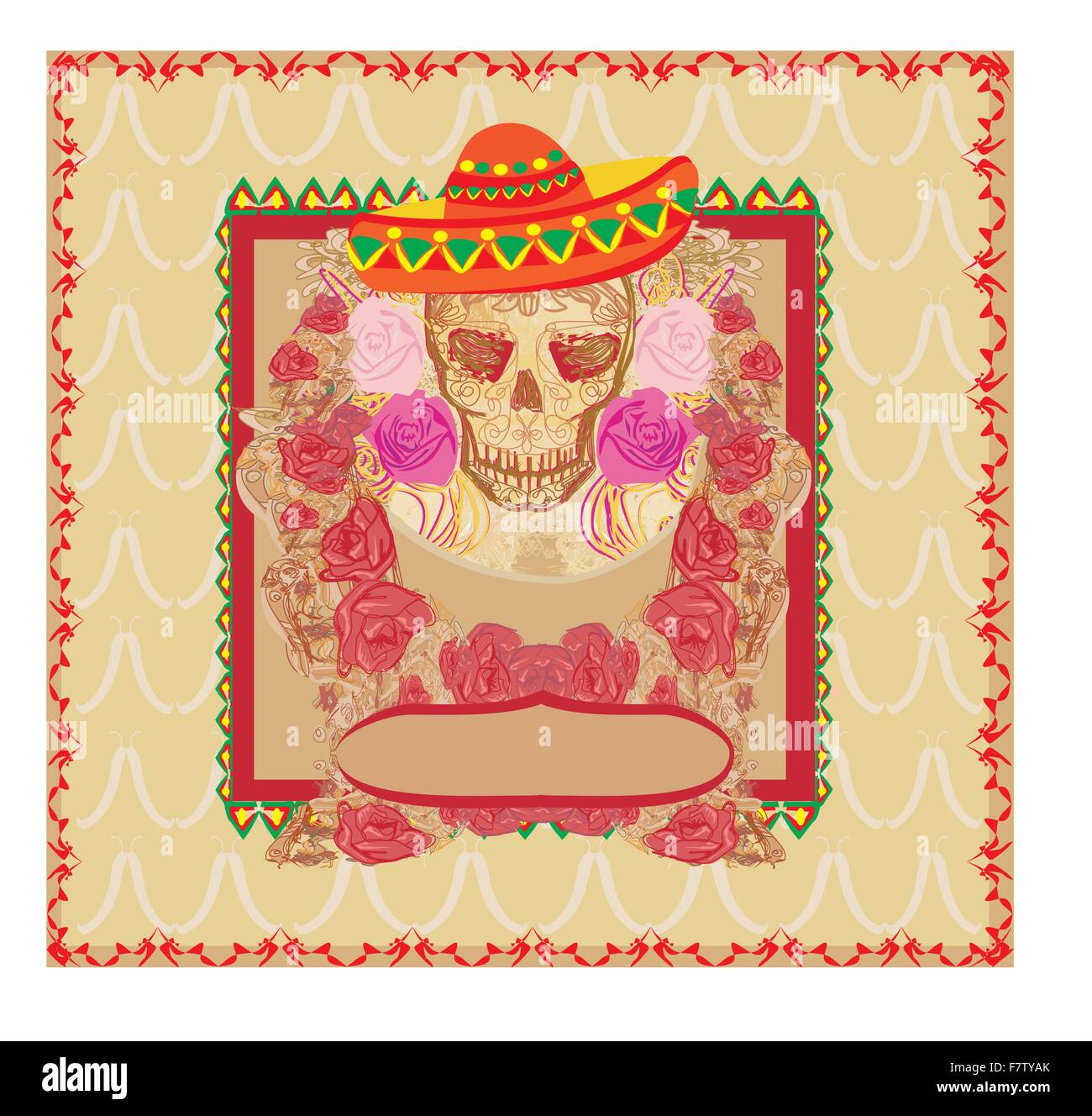 Day dead colorful festival Stock Vector Images - Alamy