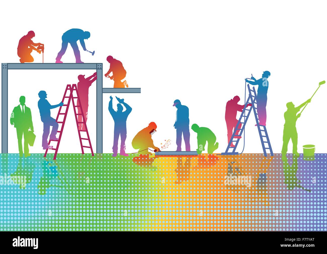 Craftsman craft Stock Vector Images - Alamy