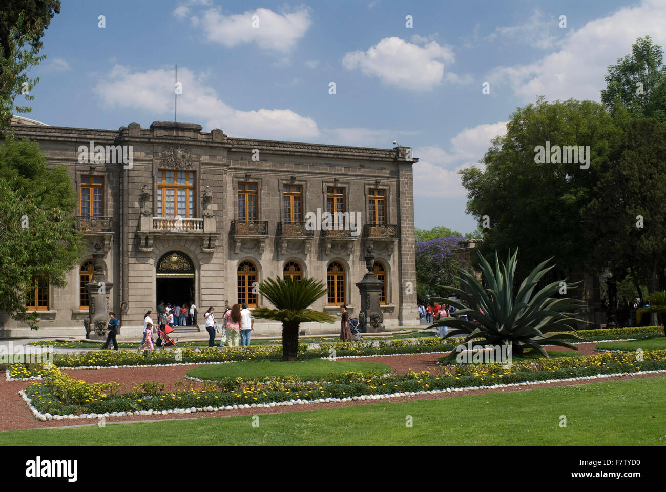 Entrance to the National Museum of History located in the Chapultepec ...