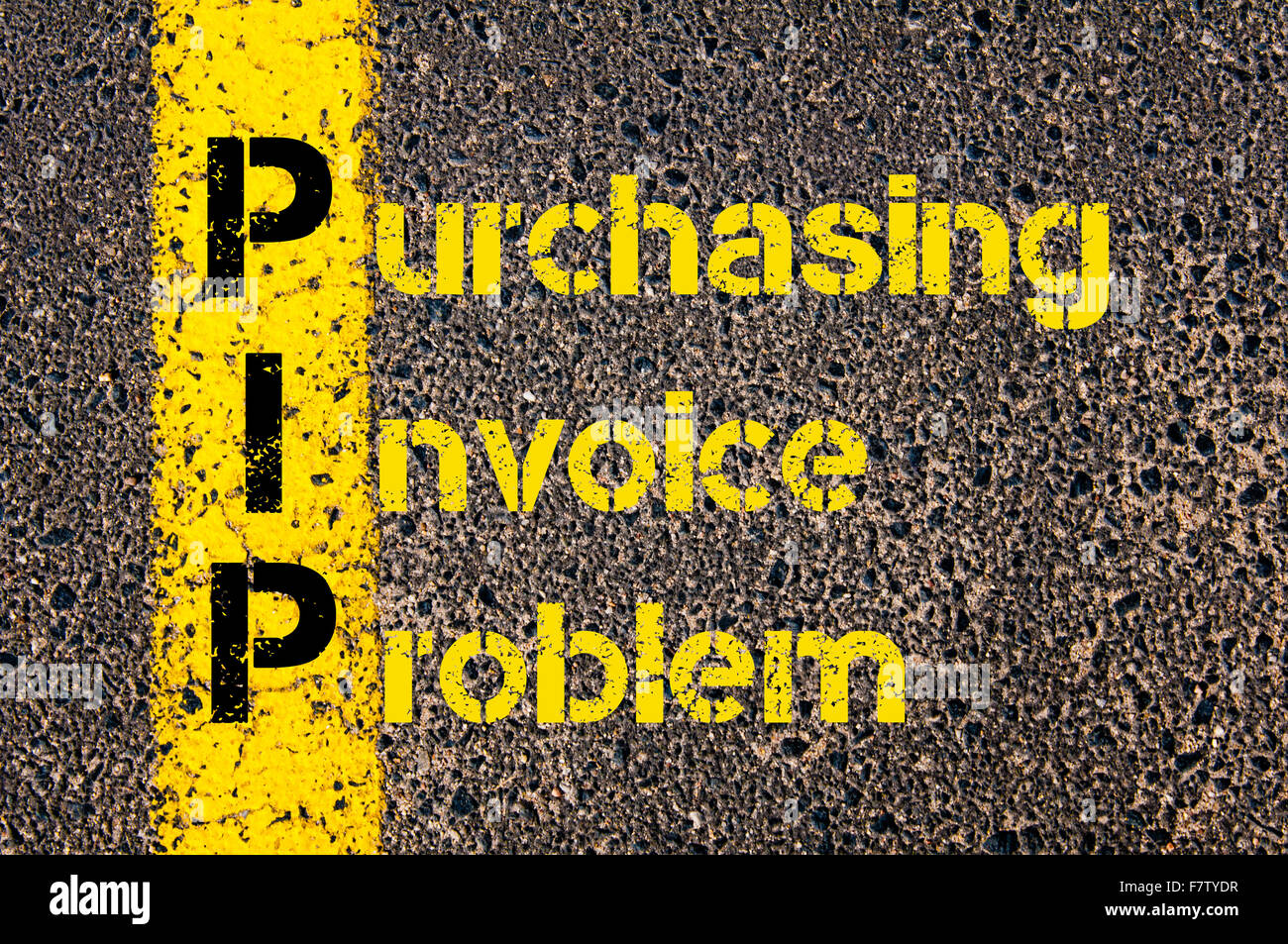 Concept image of Accounting Business Acronym PIP Purchasing Invoice ...