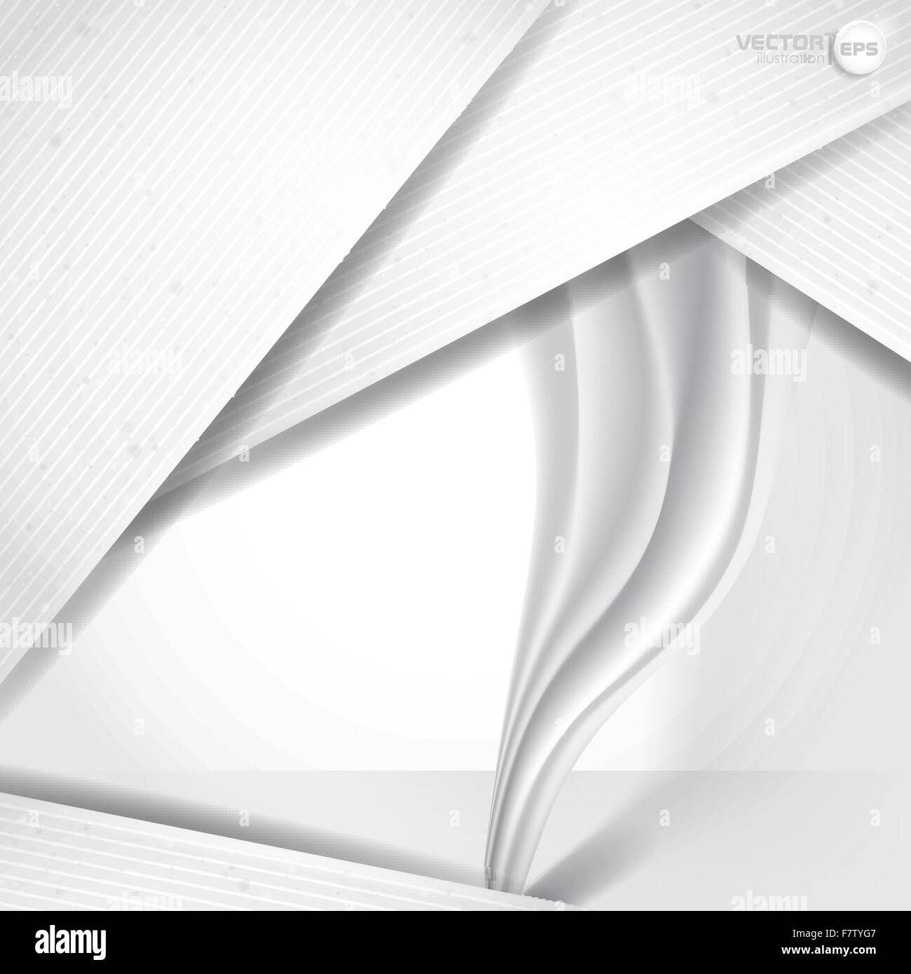 Abstract Background With White Paper Layers Stock Vector Image & Art ...