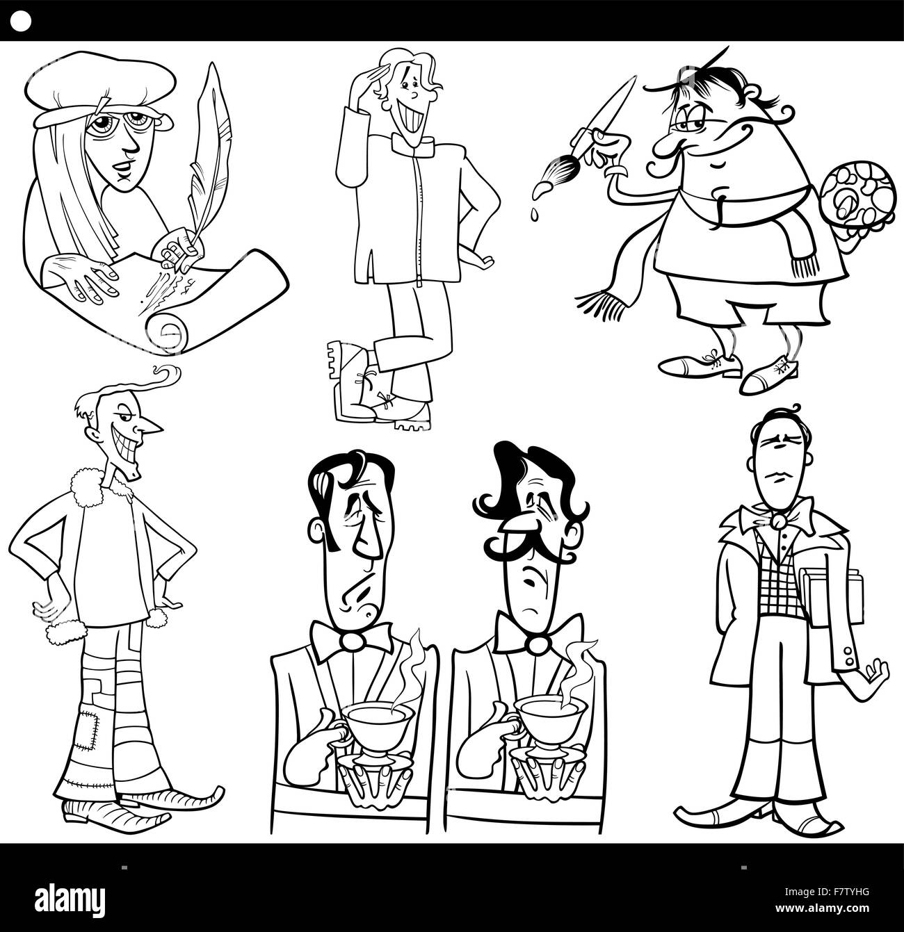Caricature poem Stock Vector Images - Alamy
