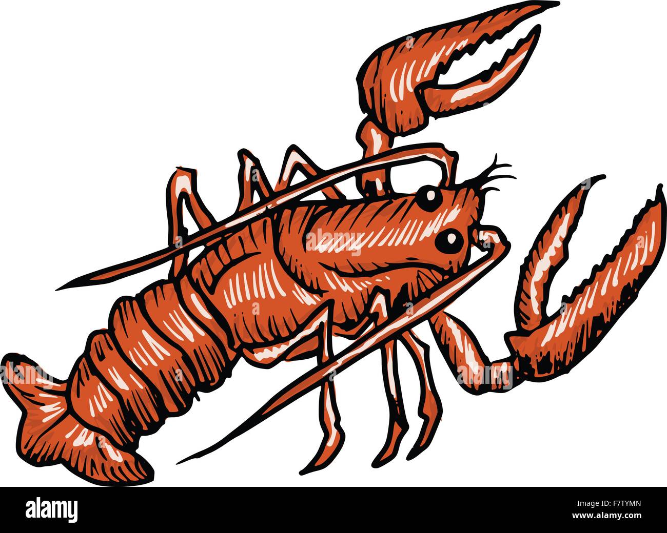 Seafood dinner close up Stock Vector Images - Alamy