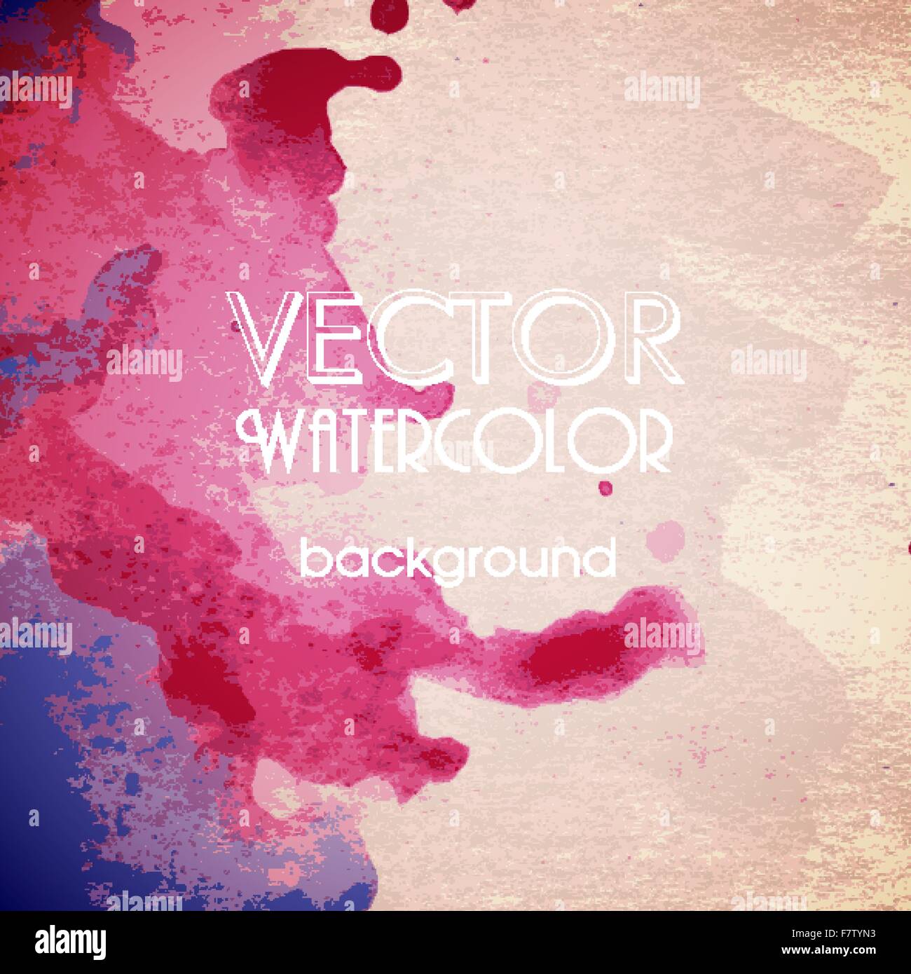 Watercolor abstract background purple Stock Vector Images - Alamy