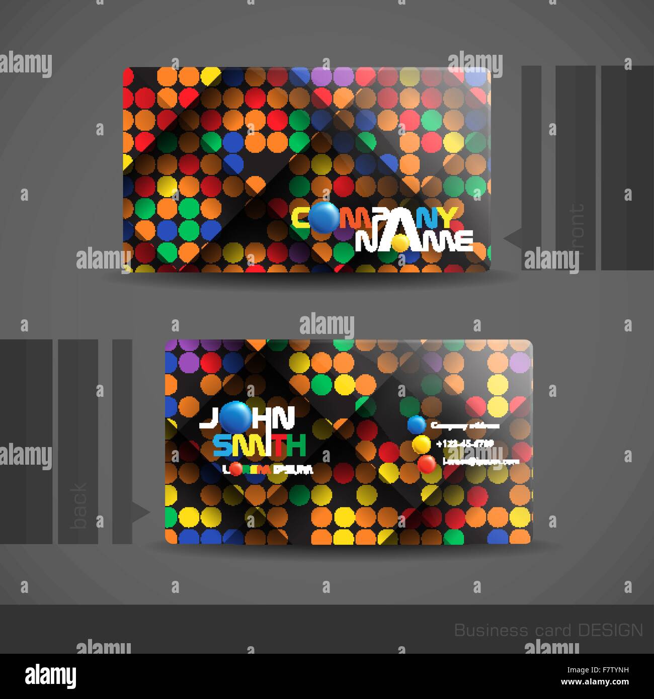 Business Card Design Stock Vector Image & Art - Alamy