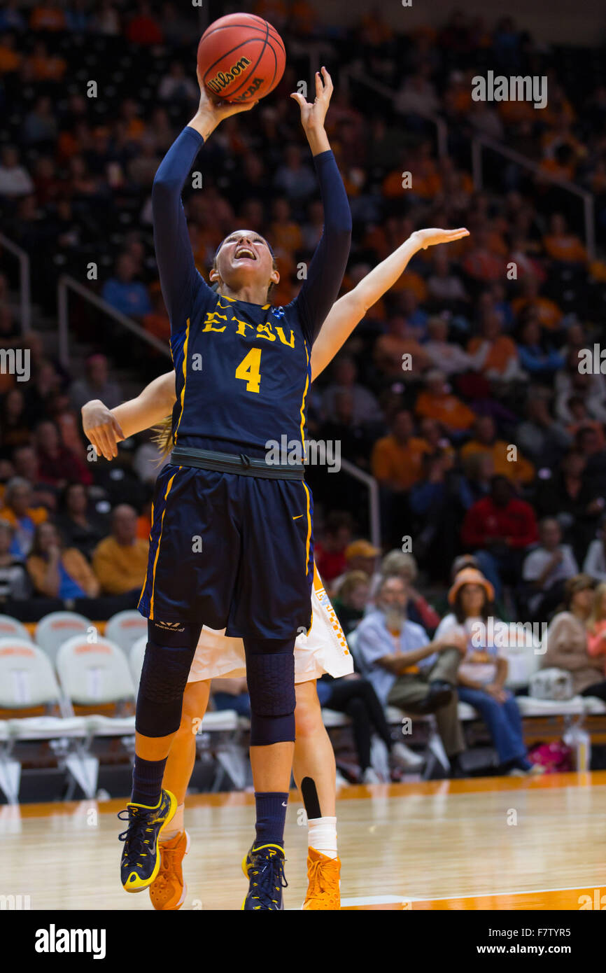 December 2, 2015: Carley Lytton #4 of the East Tennessee State Lady ...