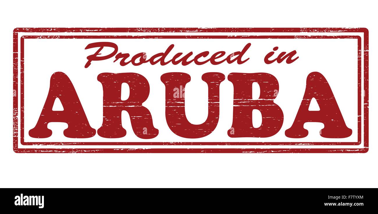 Aruba sign Stock Vector Images - Alamy