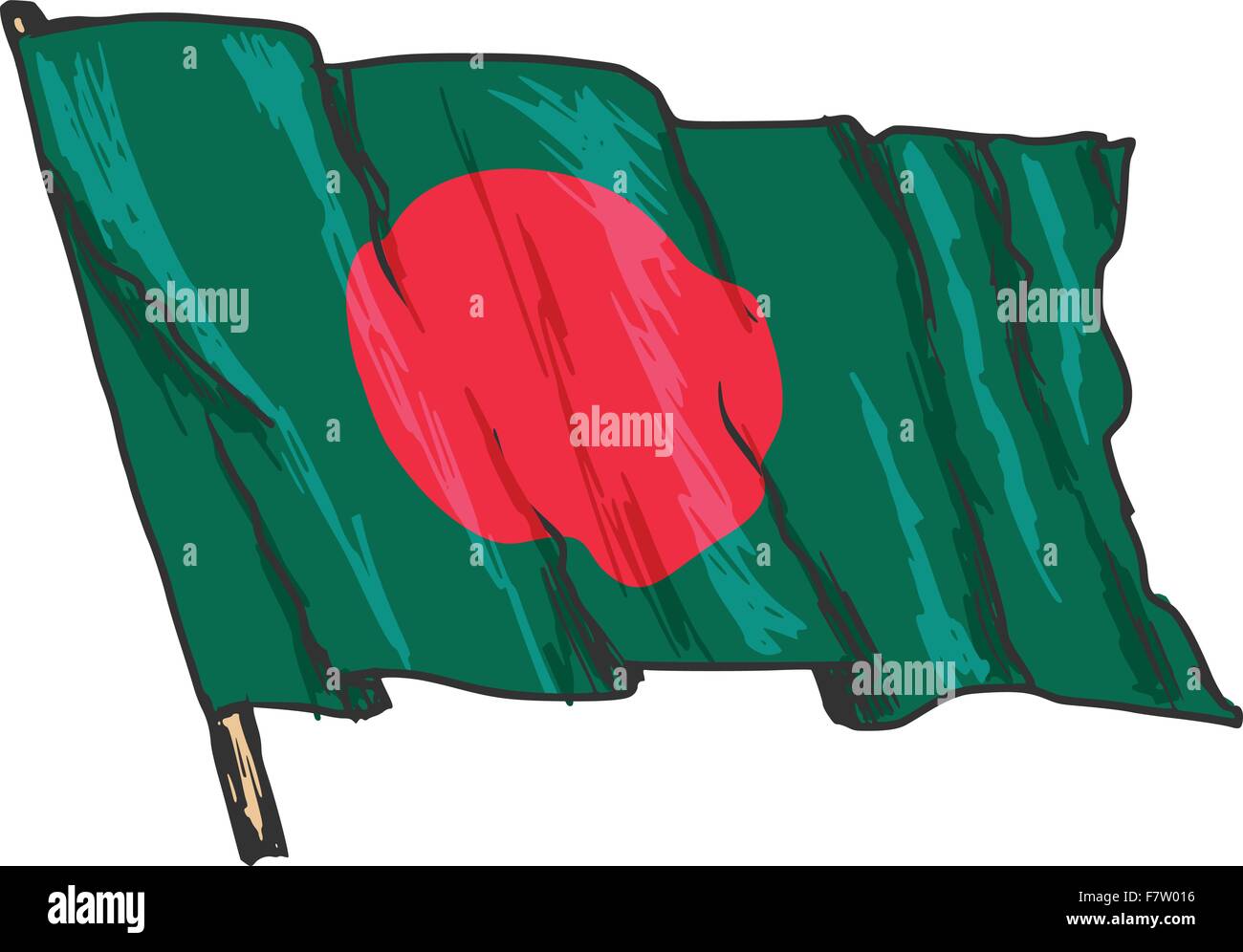 Bangladesh flag vector hi-res stock photography and images - Alamy