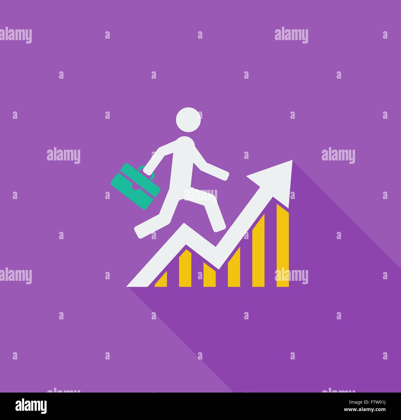 Business Flat Icon Stock Vector Image & Art - Alamy