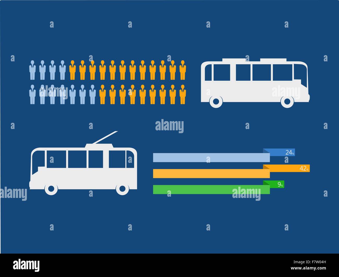 Transportation Infographic Elements Stock Vector Image & Art - Alamy