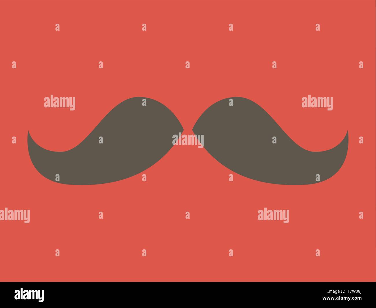Mustache symbol Stock Vector Images - Alamy