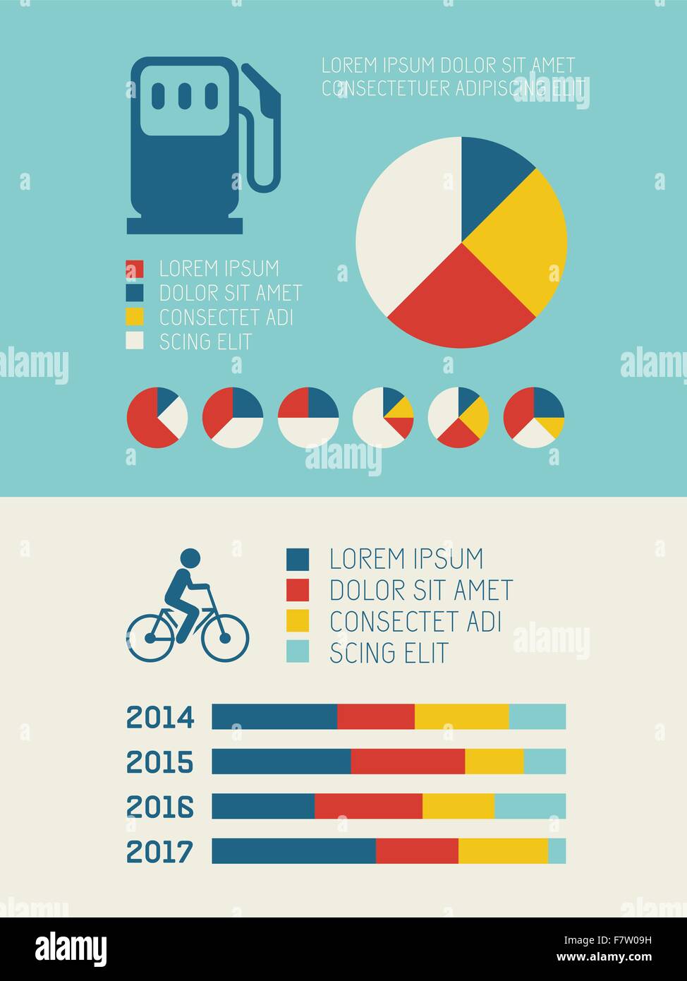 Infographic bicycle Stock Vector Images - Alamy