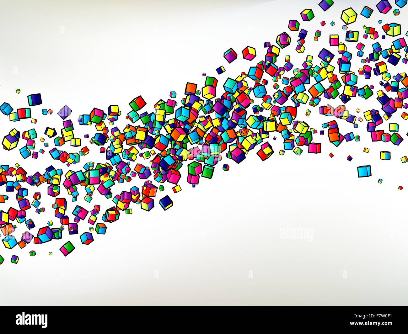 Modern red green particle abstract Stock Vector Images - Alamy